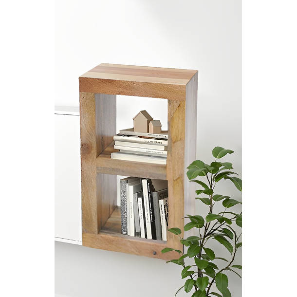 Union Rustic Quinton 175cm H x 120cm W Solid Wood Standard Bookcase & Reviews | Wayfair.co.uk